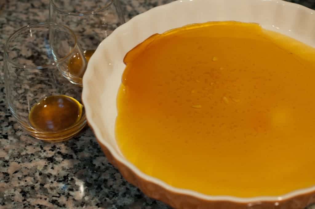 No Bake Eggless Caramel Pineapple Pudding Recipe