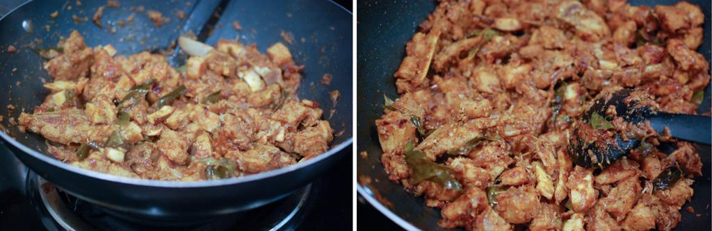 Pork Fry (Nadan Pork Ularthiyathu - Kerala Style) Recipe