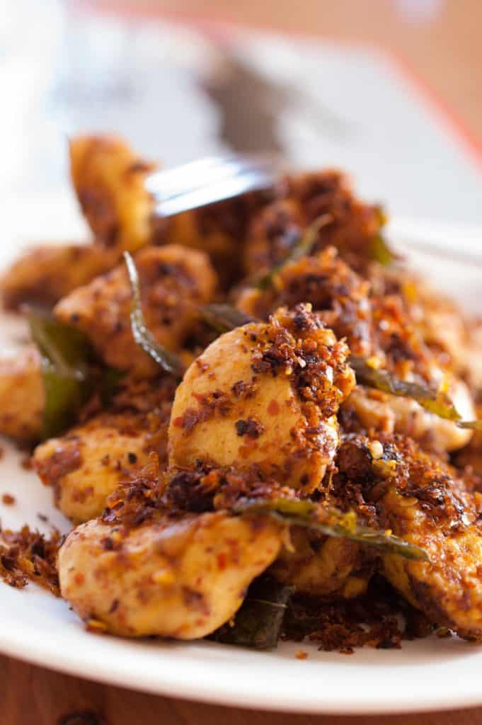 Kerala Style Chicken Fry (Nadan Kozhi Varuthathu) Recipe | A Little Bit ...