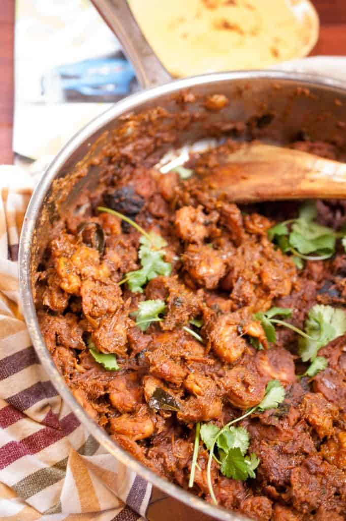 Kerala Prawn/Shrimp masala (Chemmeen/Konchu masala) Recipe