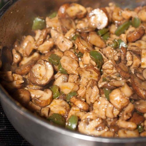 Potato Hash with Mushrooms, Chicken and Egg – Indian Style | A Little ...