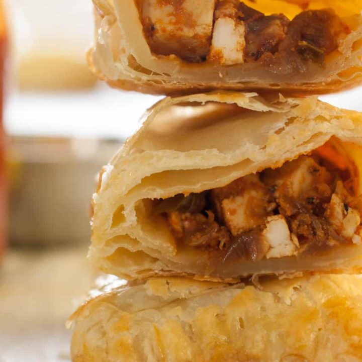 Indian Style Paneer Puff Pastry Recipe